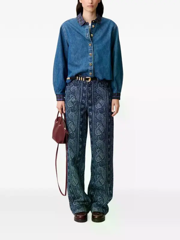 Claudie Pierlot Cotton Denim Shirt