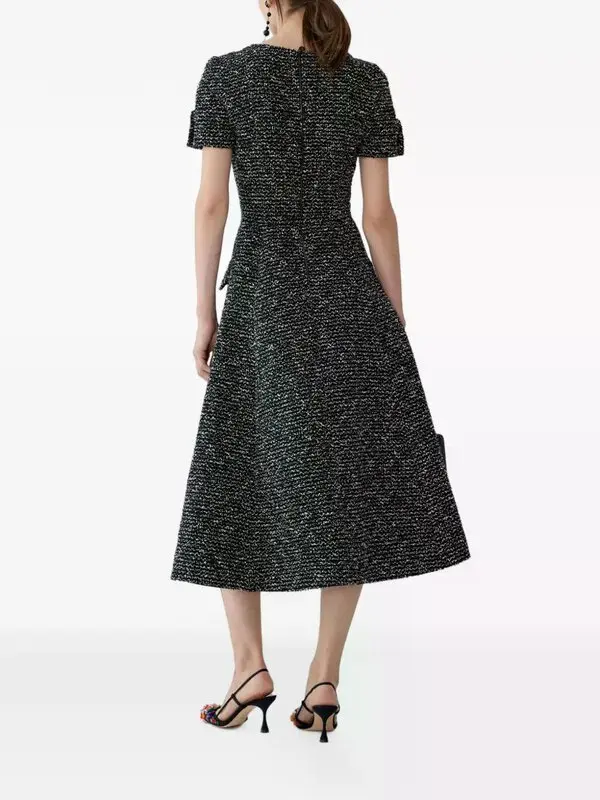 Carolina Herrera Tweed Midi Dress