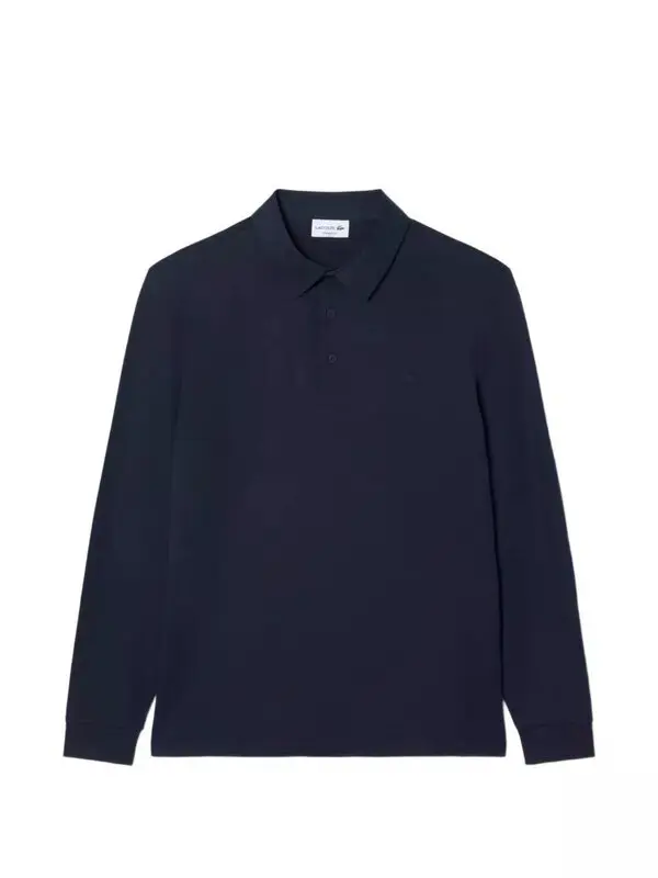 Lacoste Logo-patch Long-sleeve Polo Shirt