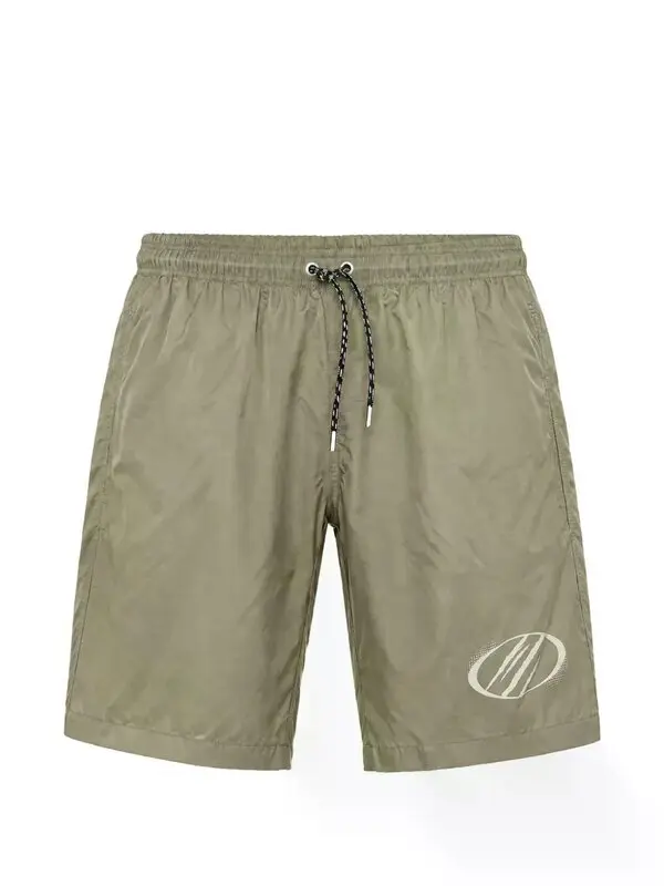PLEIN SPORT Logo-print Drawstring Swim Shorts