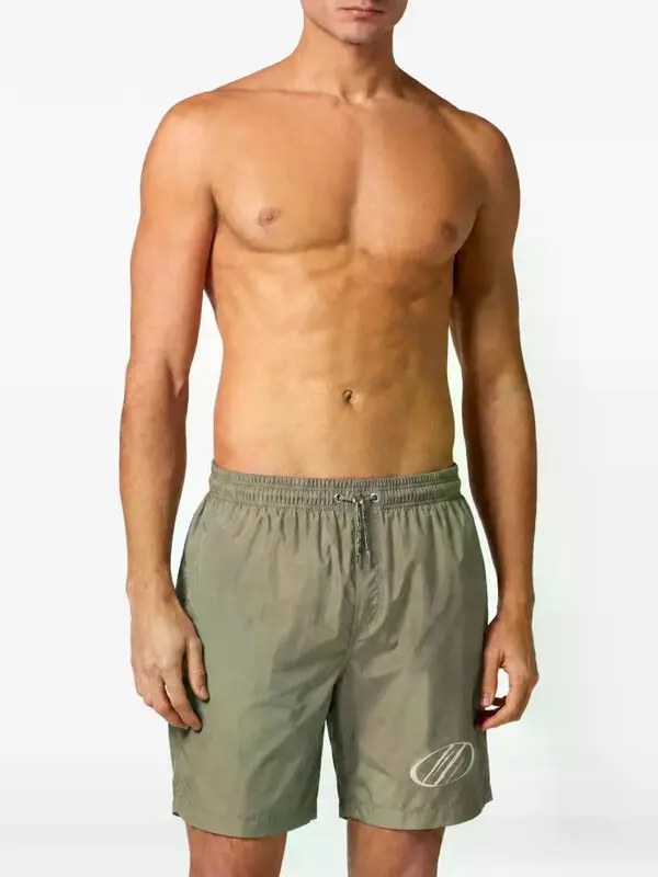 PLEIN SPORT Logo-print Drawstring Swim Shorts