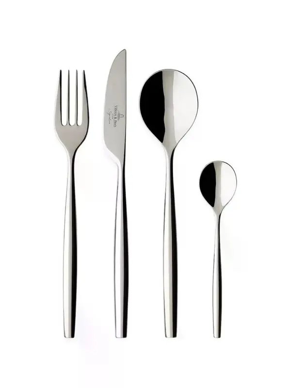 VILLEROY & BOCH Metrochic Cutlery Logo-print Set