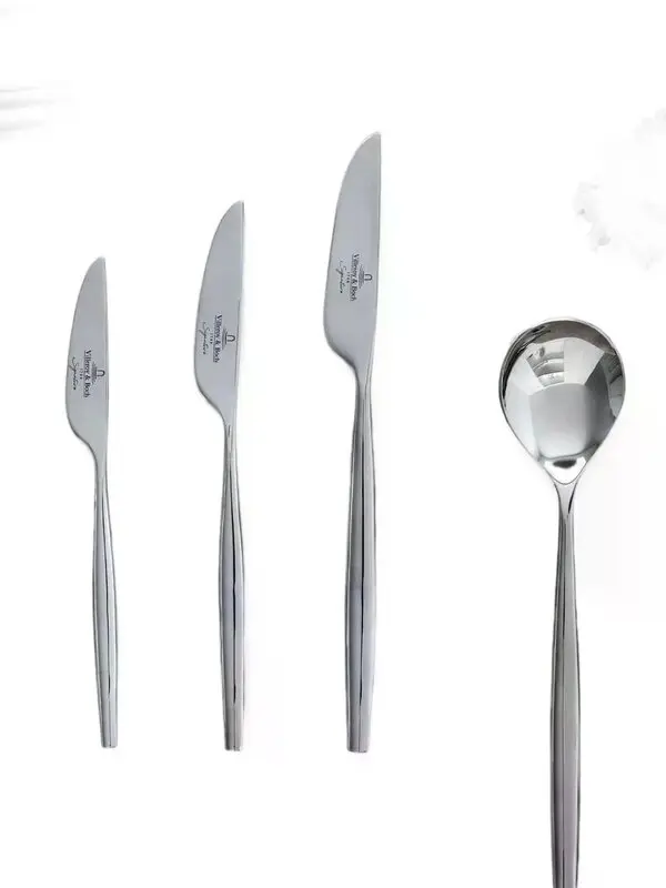 VILLEROY & BOCH Metrochic Cutlery Logo-print Set