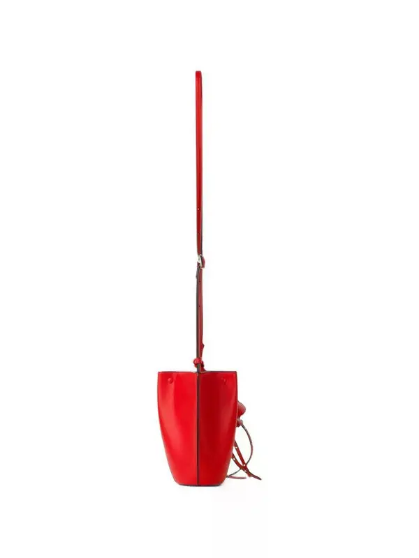 Givenchy Nano Snap Bucket Bag In Grained Leather