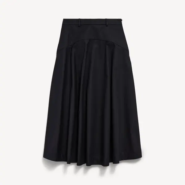 Balenciaga A-line Cotton Skirt
