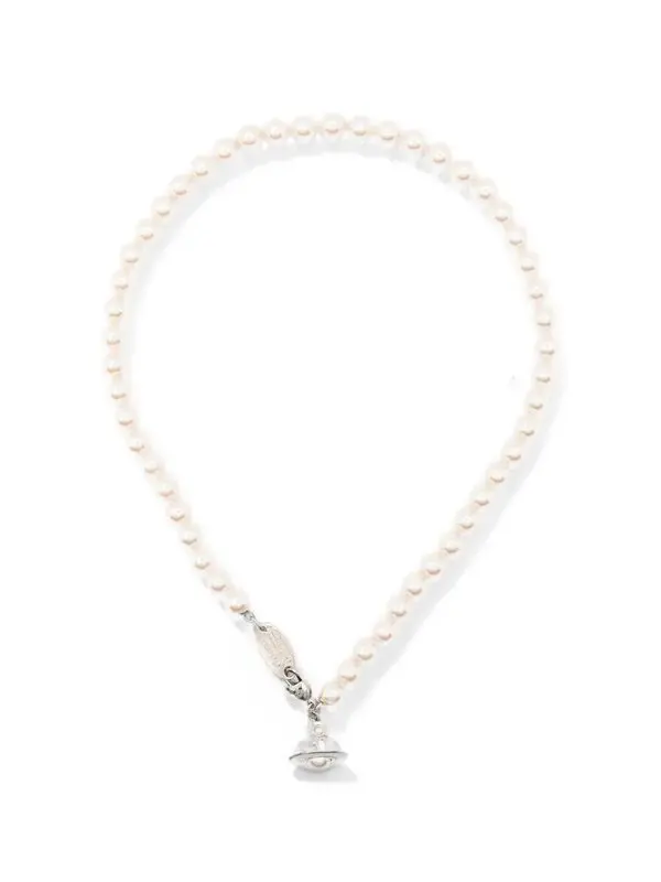 VIVIENNE WESTWOOD Pearl Necklace "simonetta - Metallic