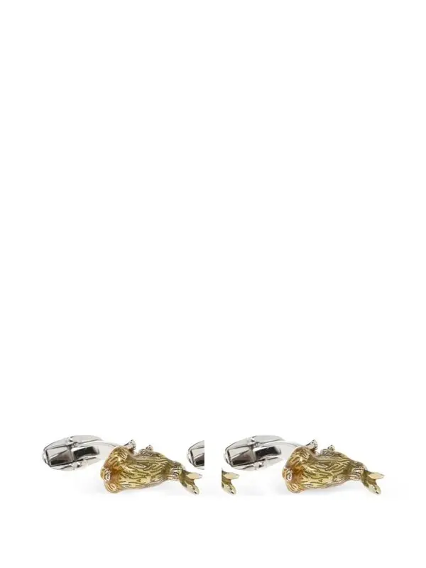 Paul Smith Cufflinks Rabbit - Metallic