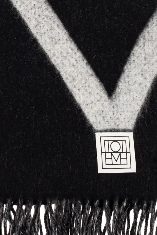 TOTEME Wool Scarf With Pattern