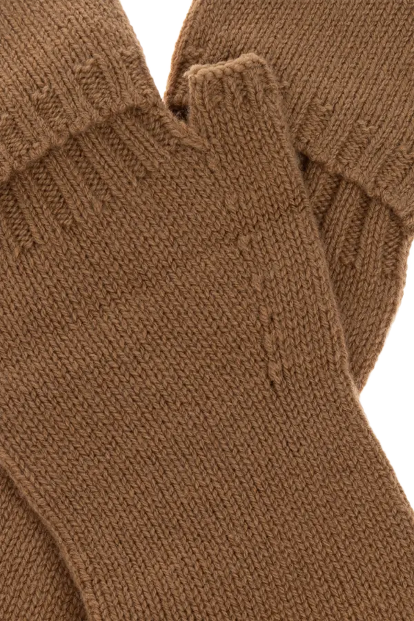 GANNI Gloves With Lace Trim