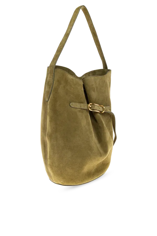 LIFFNER Suede ‘bucket’ Bag - Green