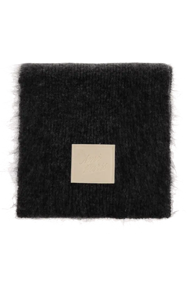 AMI Paris Scarf With Sewn Logo