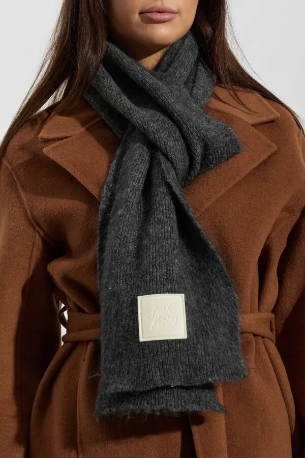AMI Paris Scarf With Sewn Logo