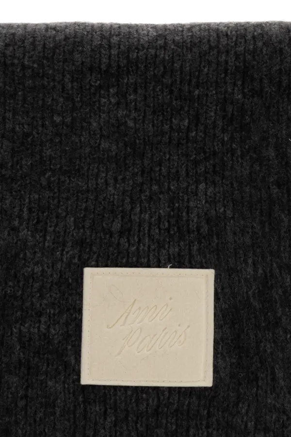 AMI Paris Scarf With Sewn Logo