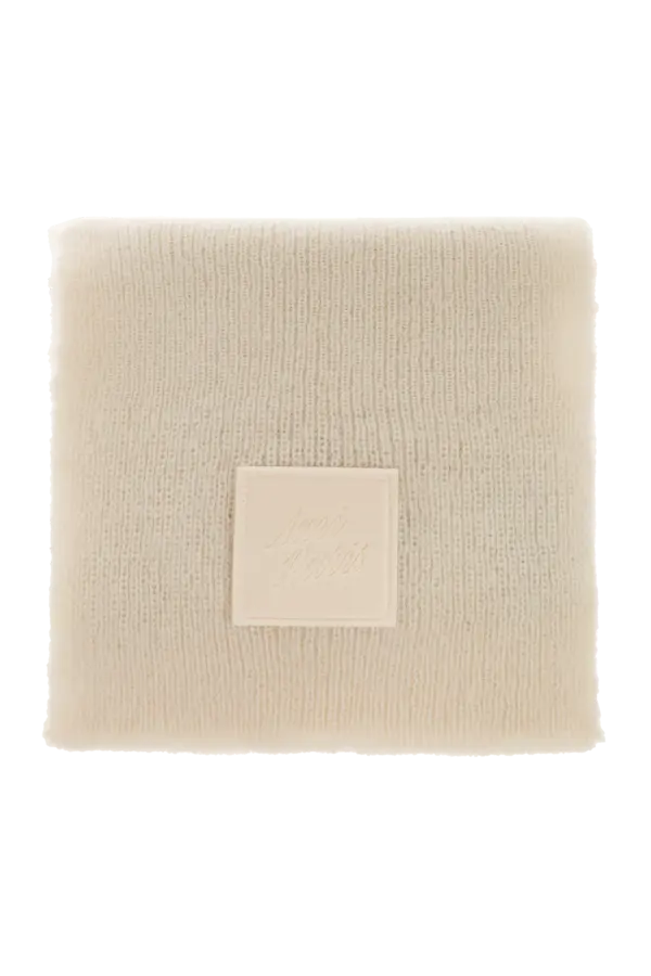 AMI Paris Scarf With Sewn-on Logo