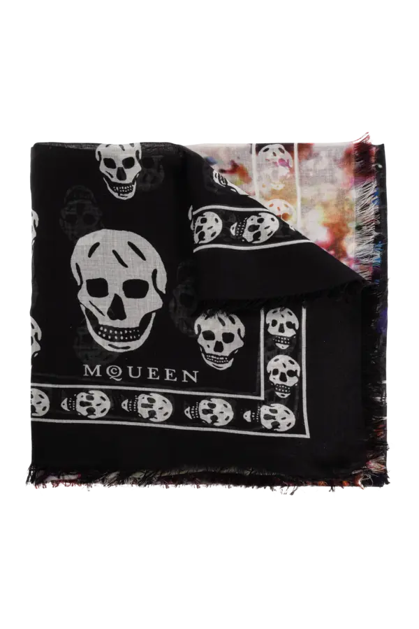 Alexander McQueen Scarf With A Distinctive Skull Motif