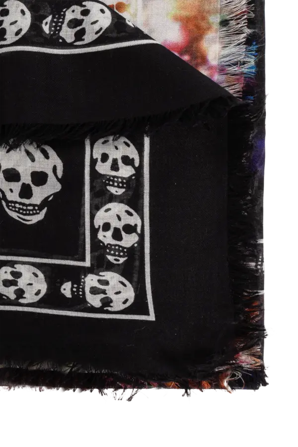 Alexander McQueen Scarf With A Distinctive Skull Motif