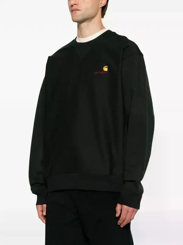 Carhartt Work In Progress American Script Logo-embroidered Sweatshirt
