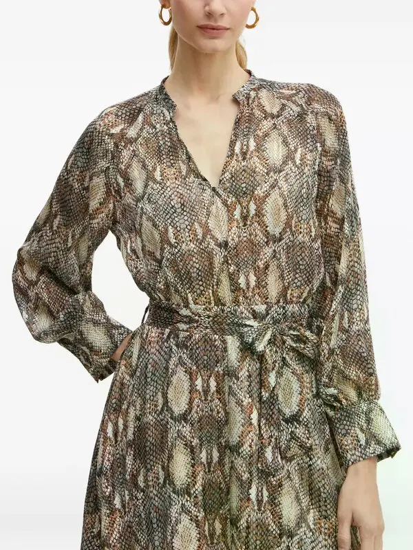 MORGAN Animal-print Mini Dress