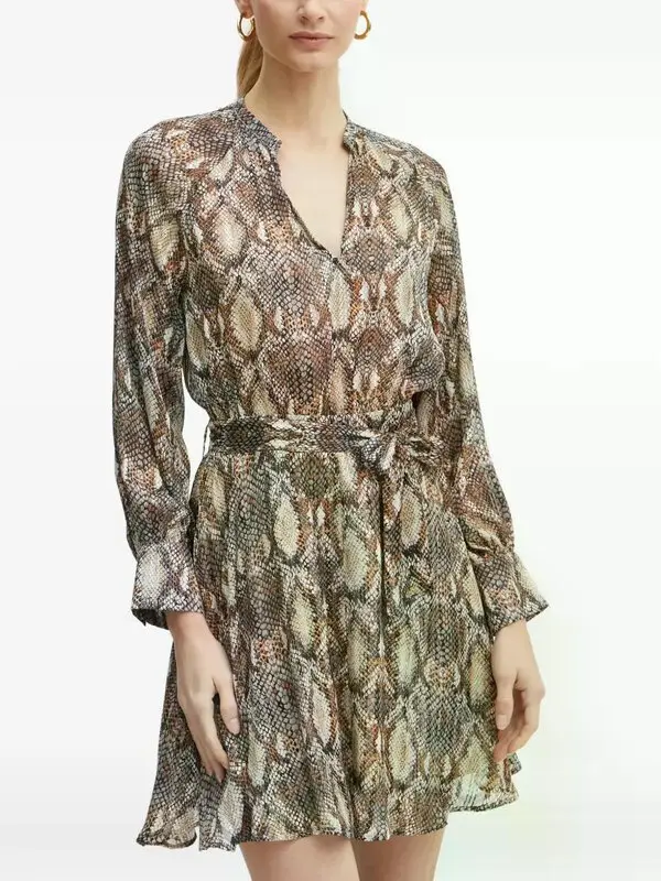 MORGAN Animal-print Mini Dress