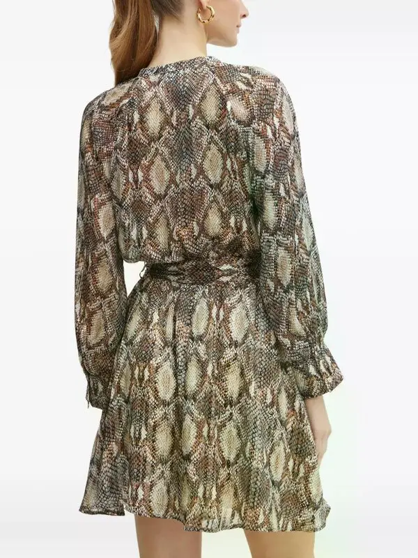 MORGAN Animal-print Mini Dress
