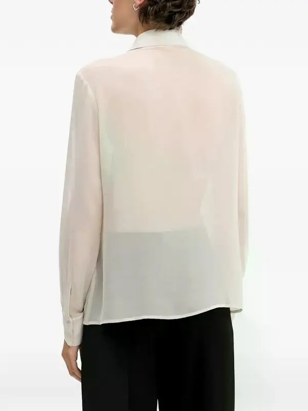 Sisley Ruffled Collared Blouse