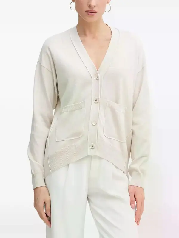 Sisley Button-up Cardigan - Neutrals