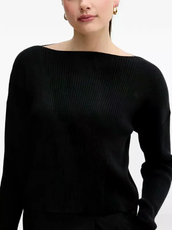 Sisley Ribbed Knit Sweater