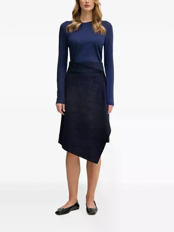 Sisley Button Wrap Midi Skirt