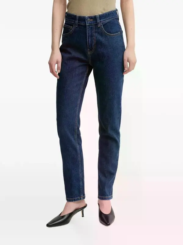 Sisley Logo-patch Slim-fit Jeans