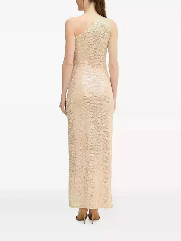 MORGAN One-shoulder Sequin-embellished Maxi Dress
