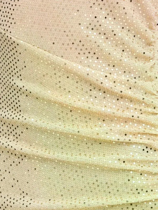 MORGAN One-shoulder Sequin-embellished Maxi Dress