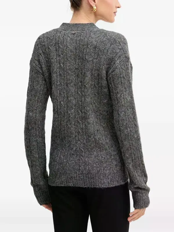 SILVIAN HEACH Cable-knit Pocket Cardigan