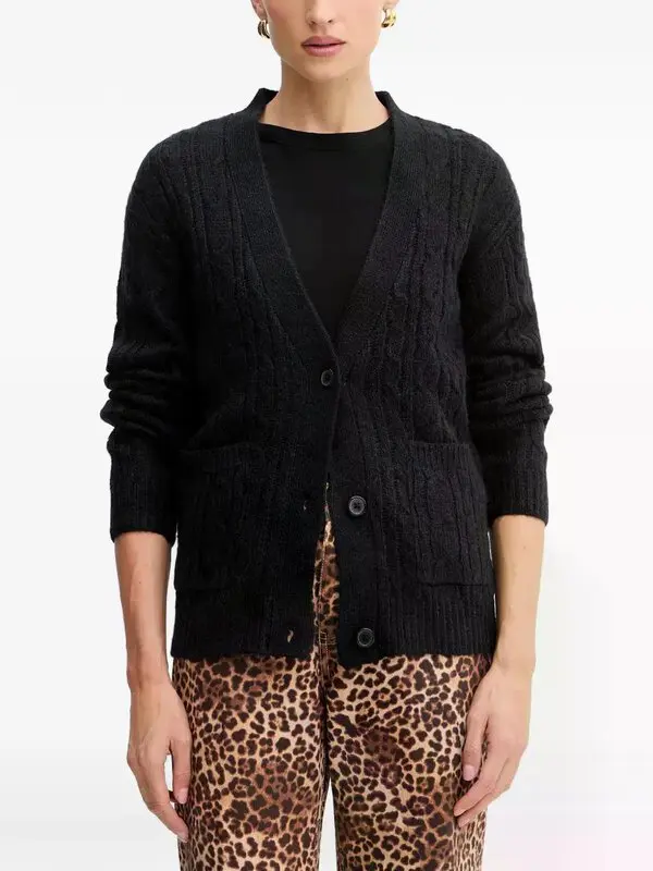 SILVIAN HEACH Valbuena Cable-knit Button Cardigan
