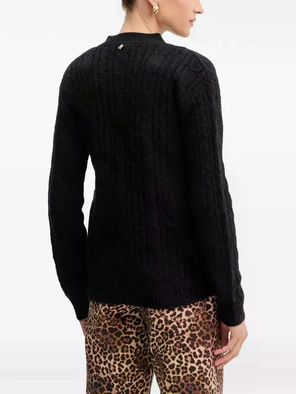 SILVIAN HEACH Valbuena Cable-knit Button Cardigan
