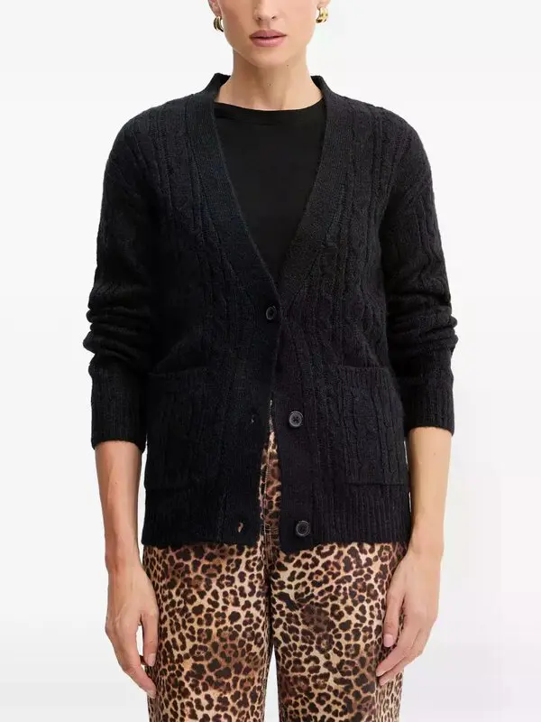 SILVIAN HEACH Valbuena Cable-knit Button Cardigan