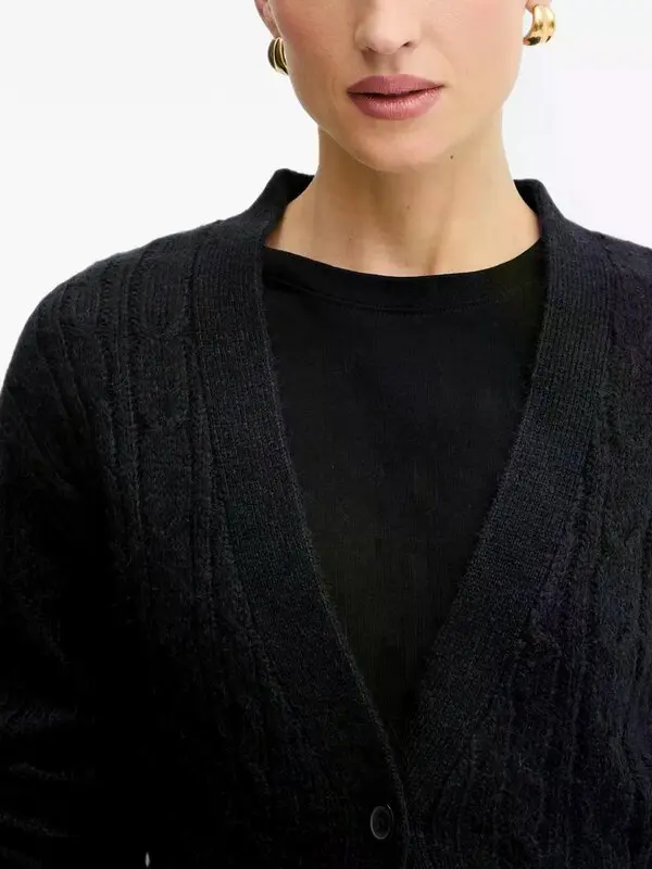 SILVIAN HEACH Valbuena Cable-knit Button Cardigan
