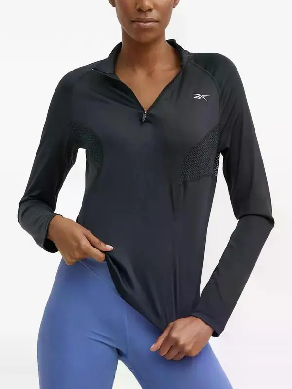 REEBOK Zipped Running T-shirt