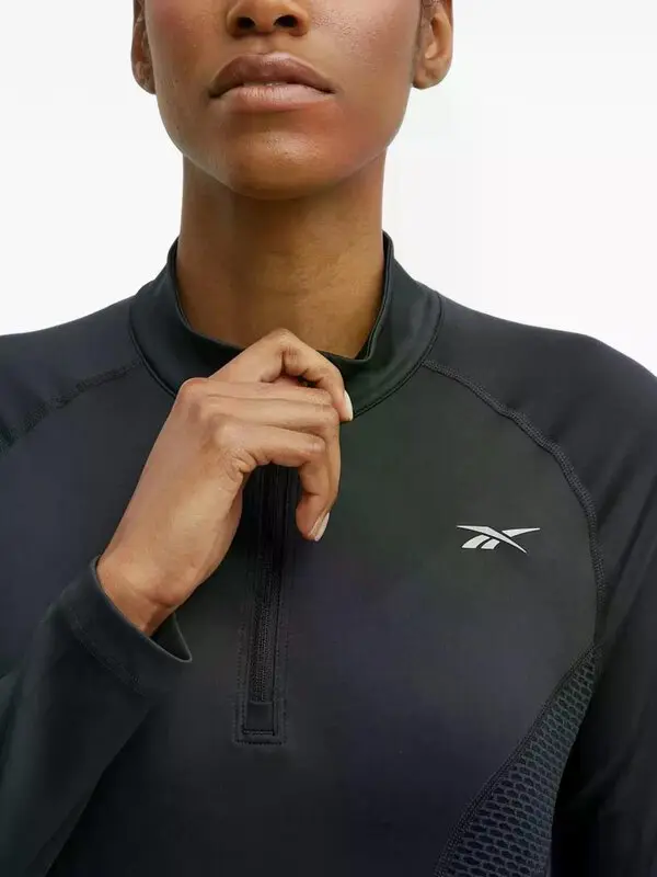 REEBOK Zipped Running T-shirt