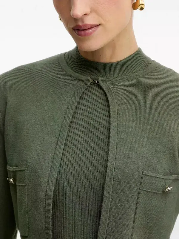 MORGAN Layered-detail Mini Dress