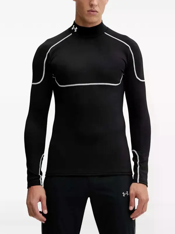 Under Armour Logo Appliqué Mock-neck T-shirt