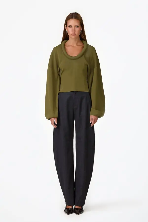 SAME Knit Barrel Sweater
