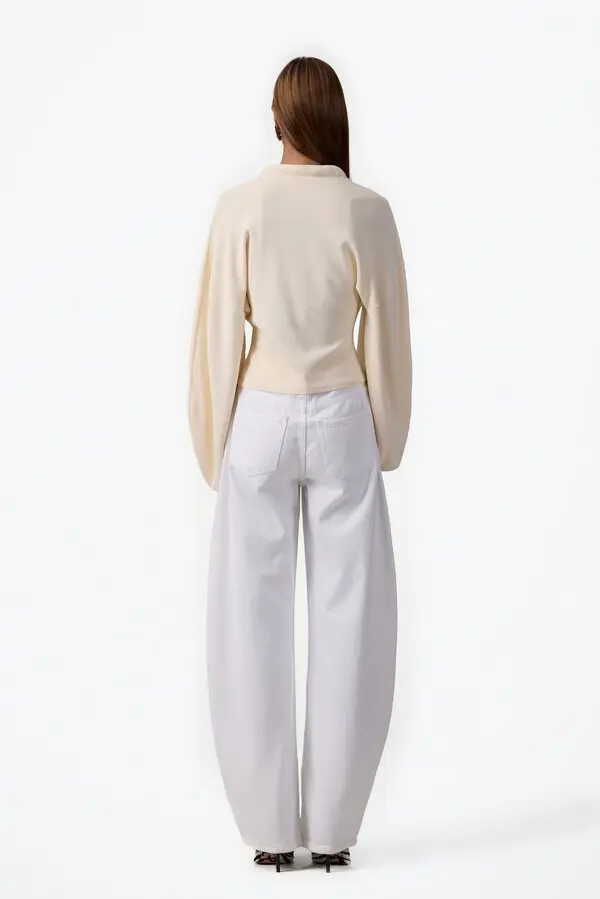 SAME Knit Barrel Sweater - Cream