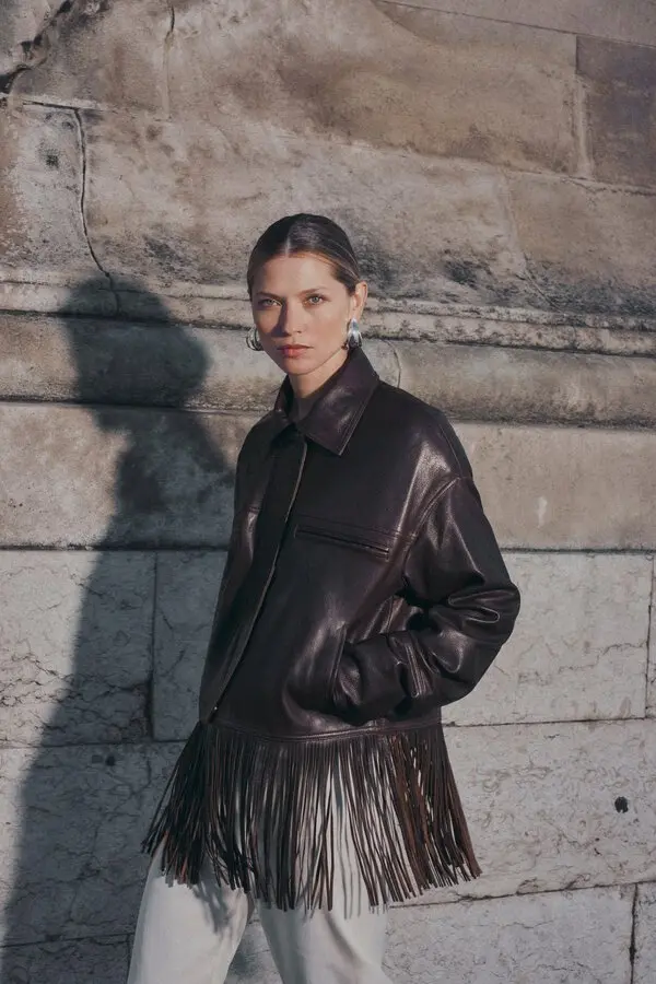 SAME The Fringe Leather Jacket