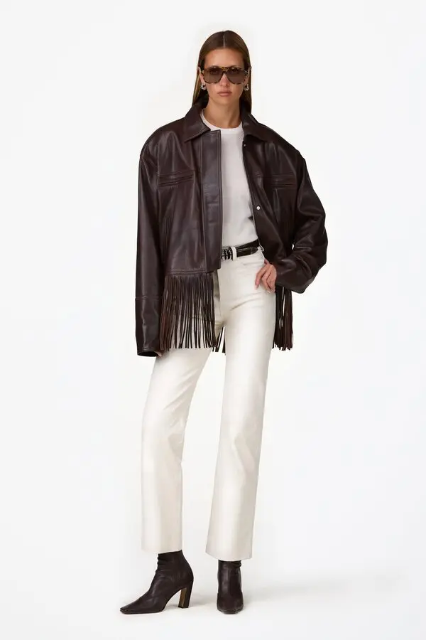 SAME The Fringe Leather Jacket