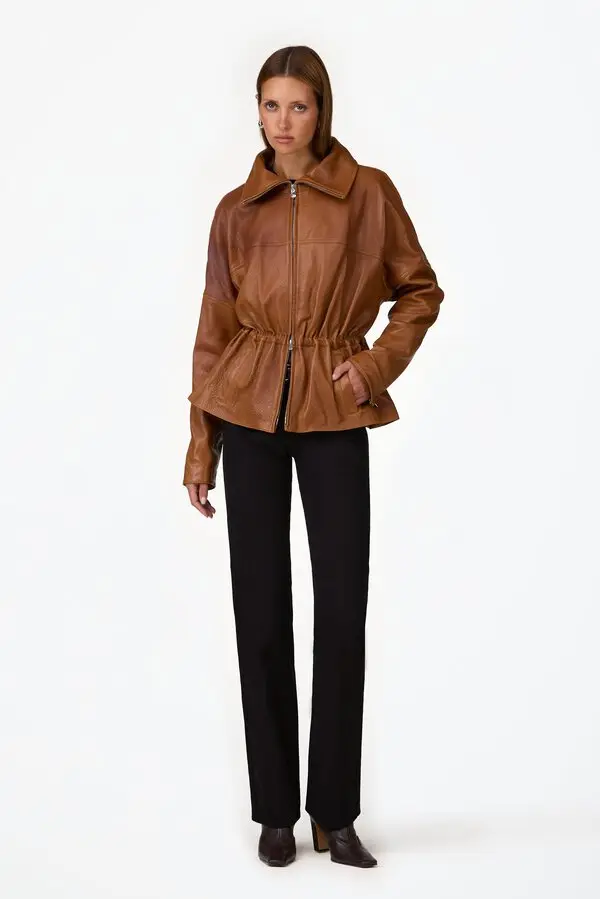 SAME The Leather Parka