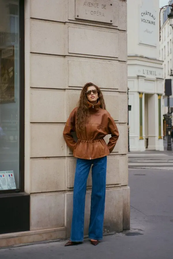 SAME The Leather Parka