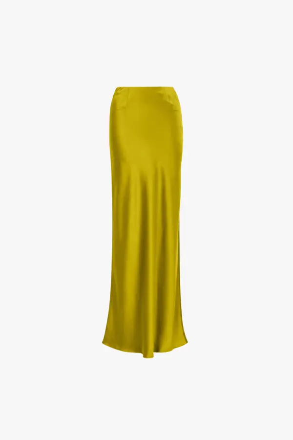 SAME Silk Maxi Skirt