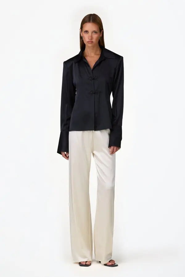 SAME Tailored Silk Blouse