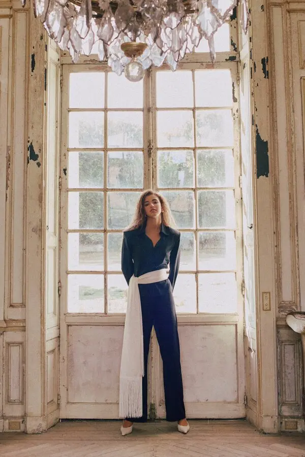 SAME Tailored Silk Blouse