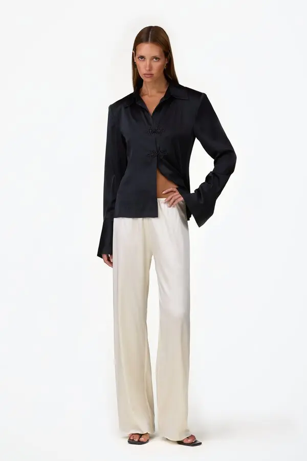 SAME Tailored Silk Blouse